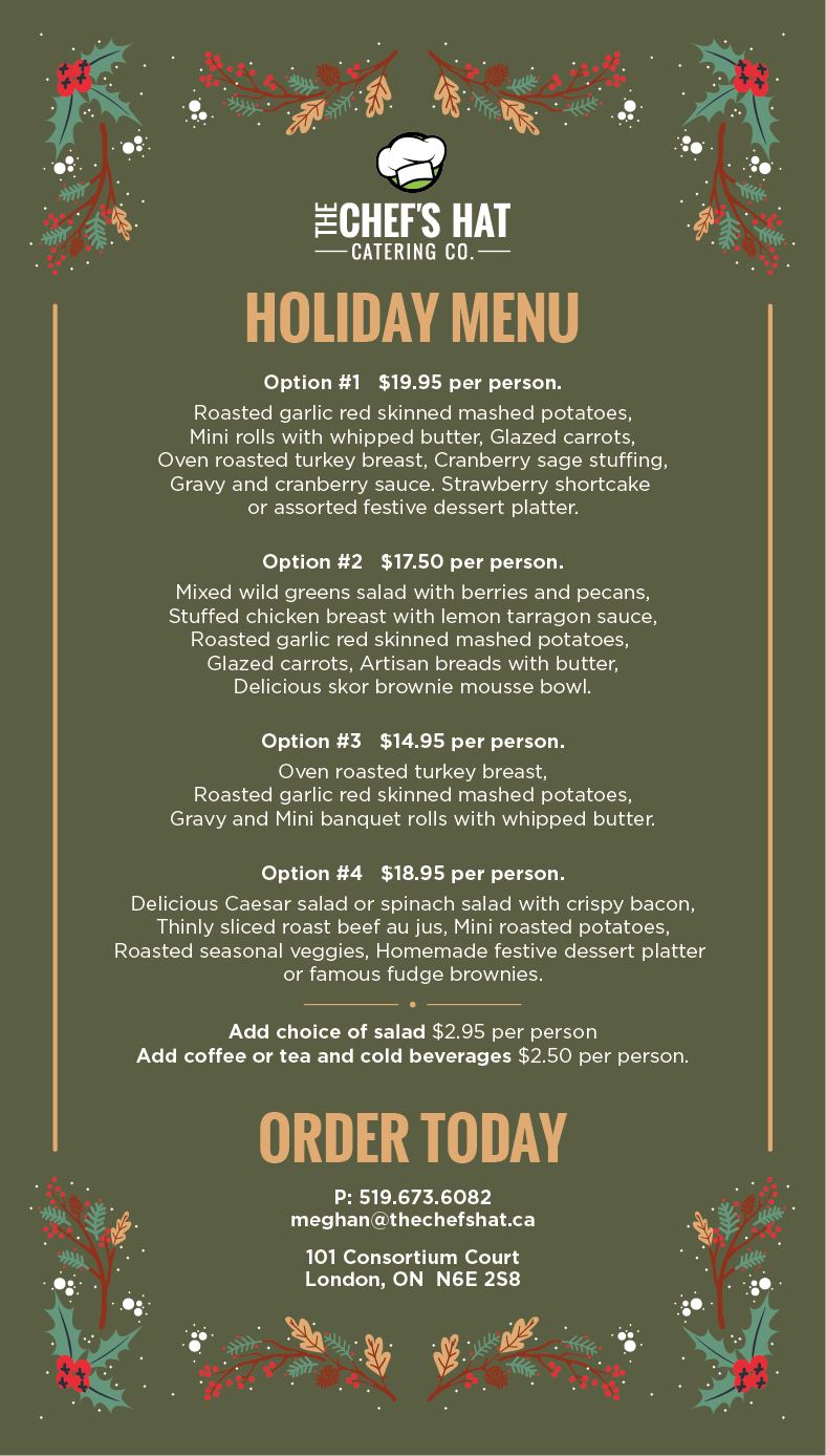 The Chef's Hat Catering Company | First-Rate Catering In London & Area